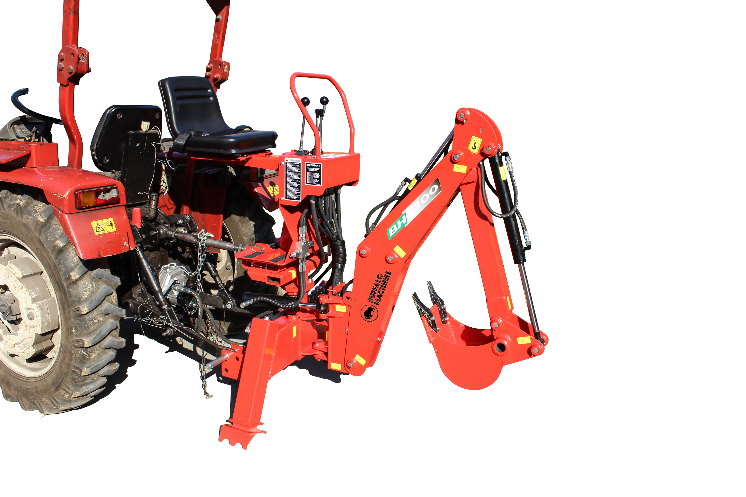 Buffalo BH4300 Compact Tractor Backhoe - Mini Excavator - PTO Powered ...